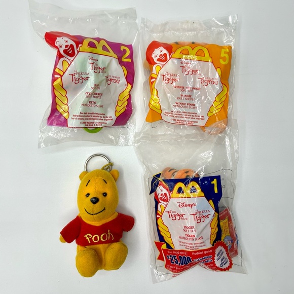 Disney | Toys | Vintage 200 Mcdonalds Disney Winnie The Pooh Keychain ...